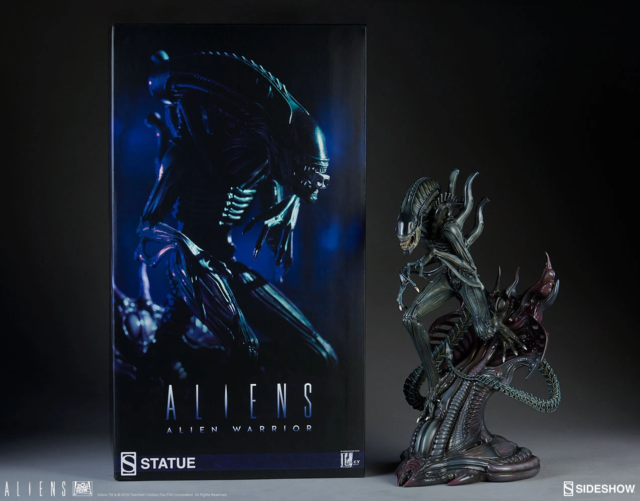 Sideshow Collectibles - Aliens - Alien Warrior Statue 603/1000 Limited ...