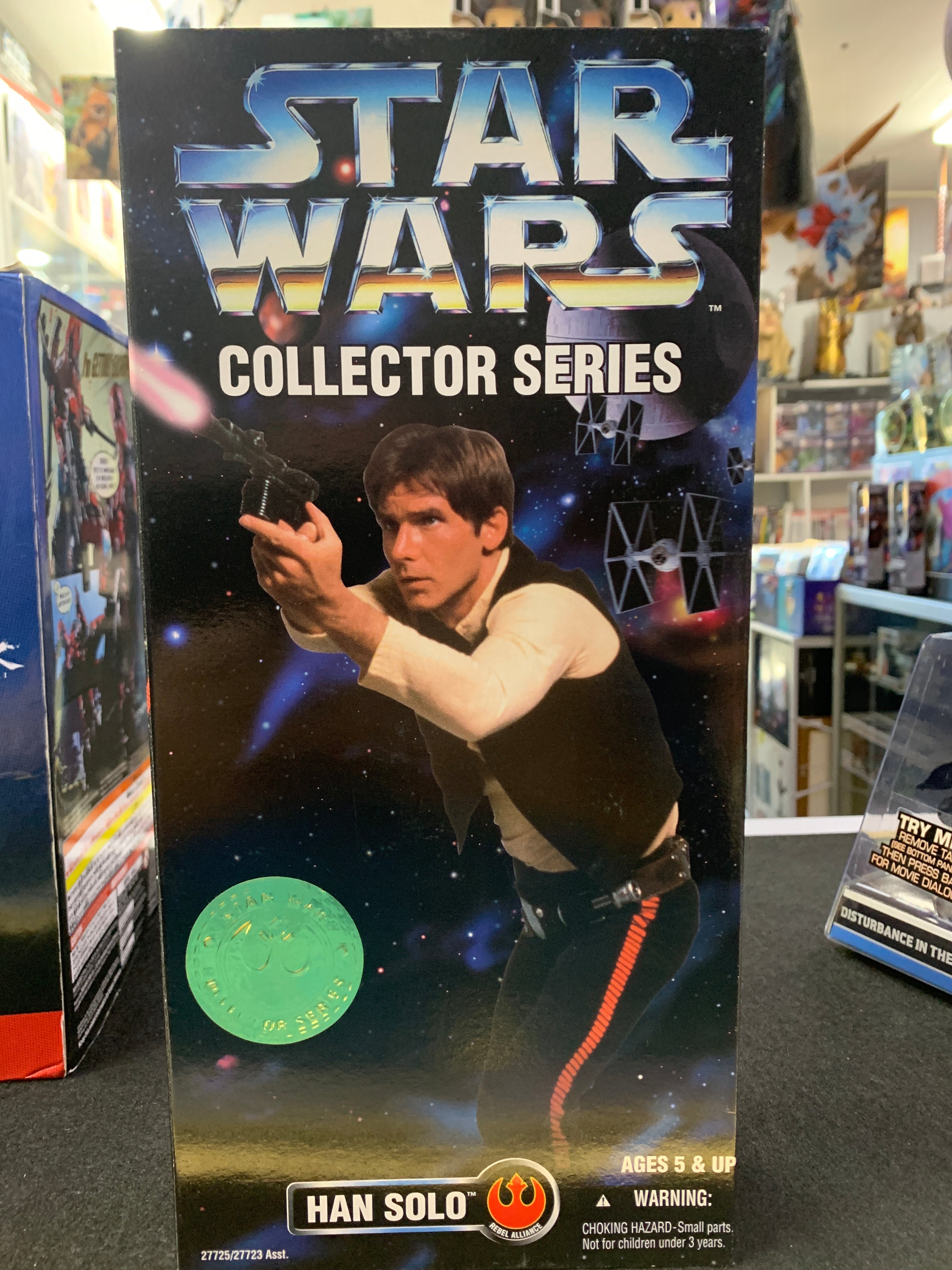 Star wars collector series han solo 1996 store