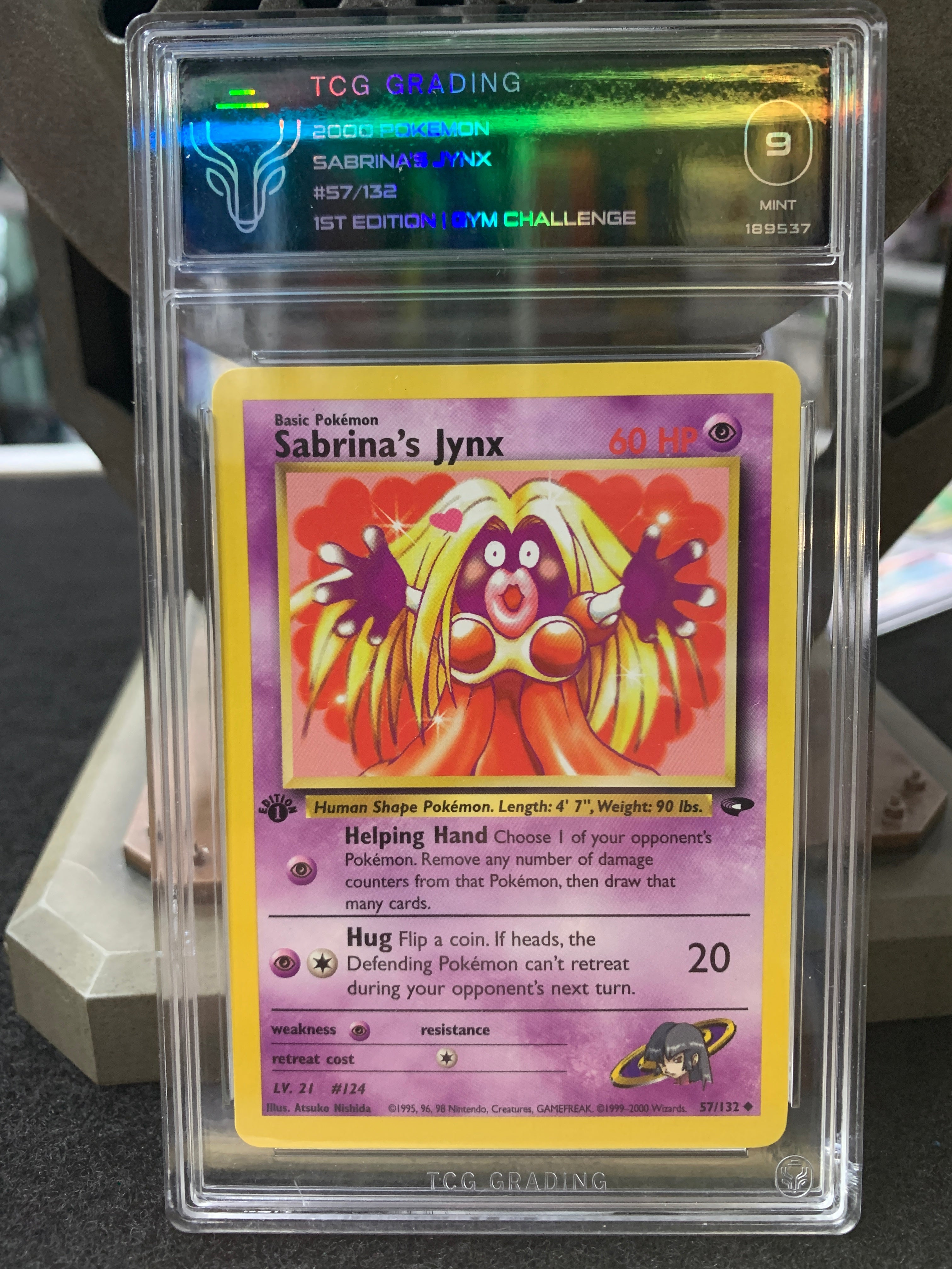Pokémon 2000 Sabrina’s Jynx graded card – Captain Comics and ...