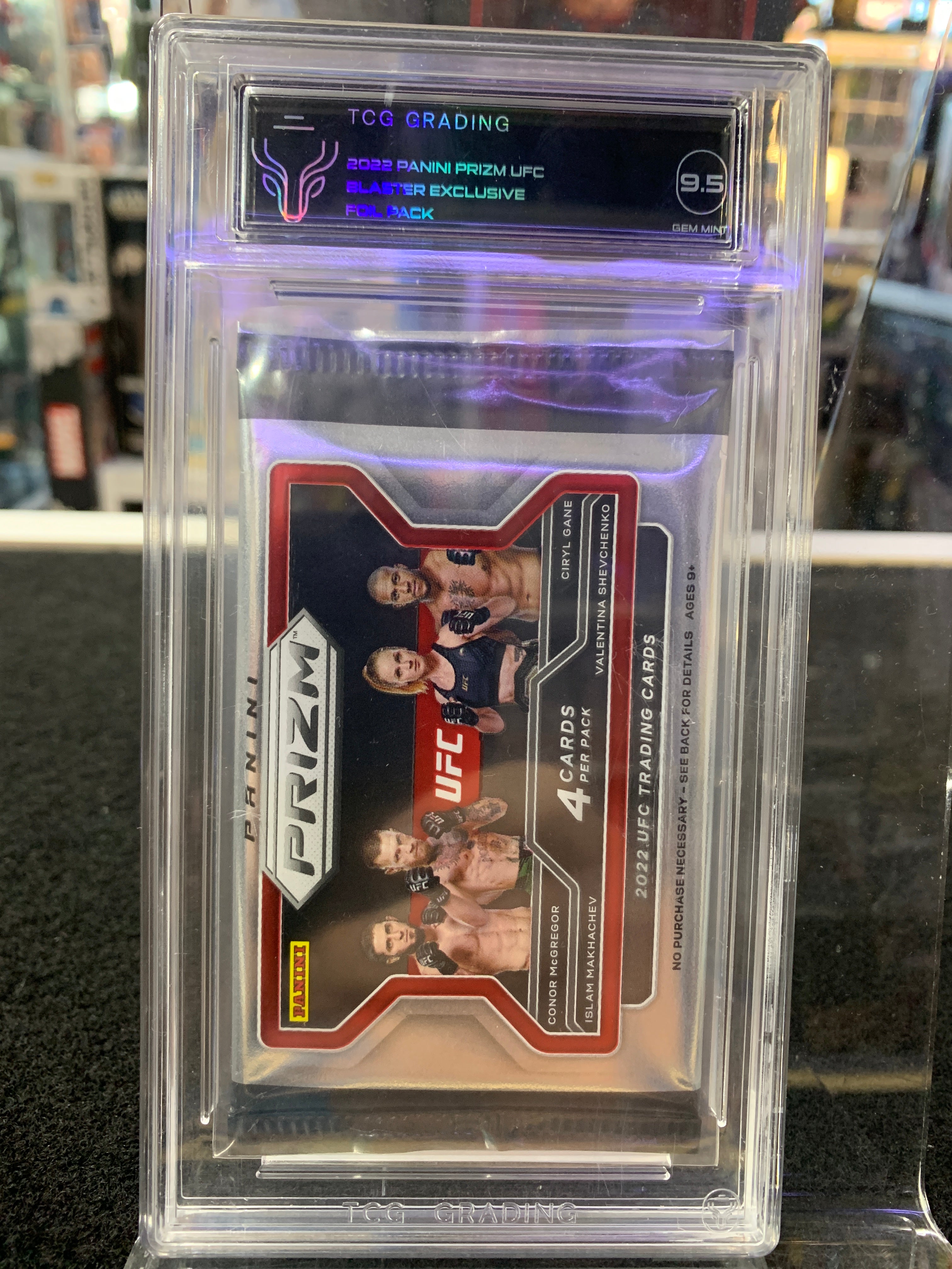TGC grading 2022 panni prizm UFC blaster exclusive foil pack – Captain ...