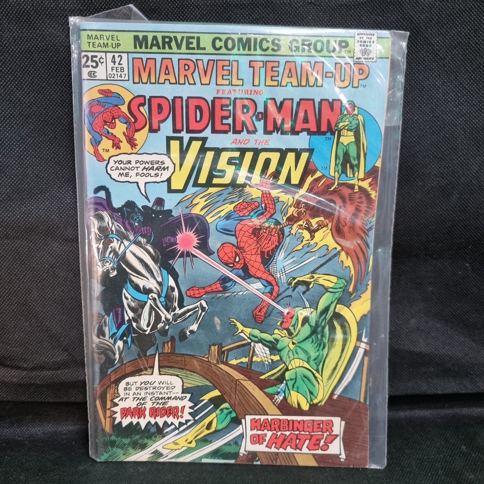 Marvel Comics Group Team Up #42 - Spiderman And The Vision Harbinger o ...