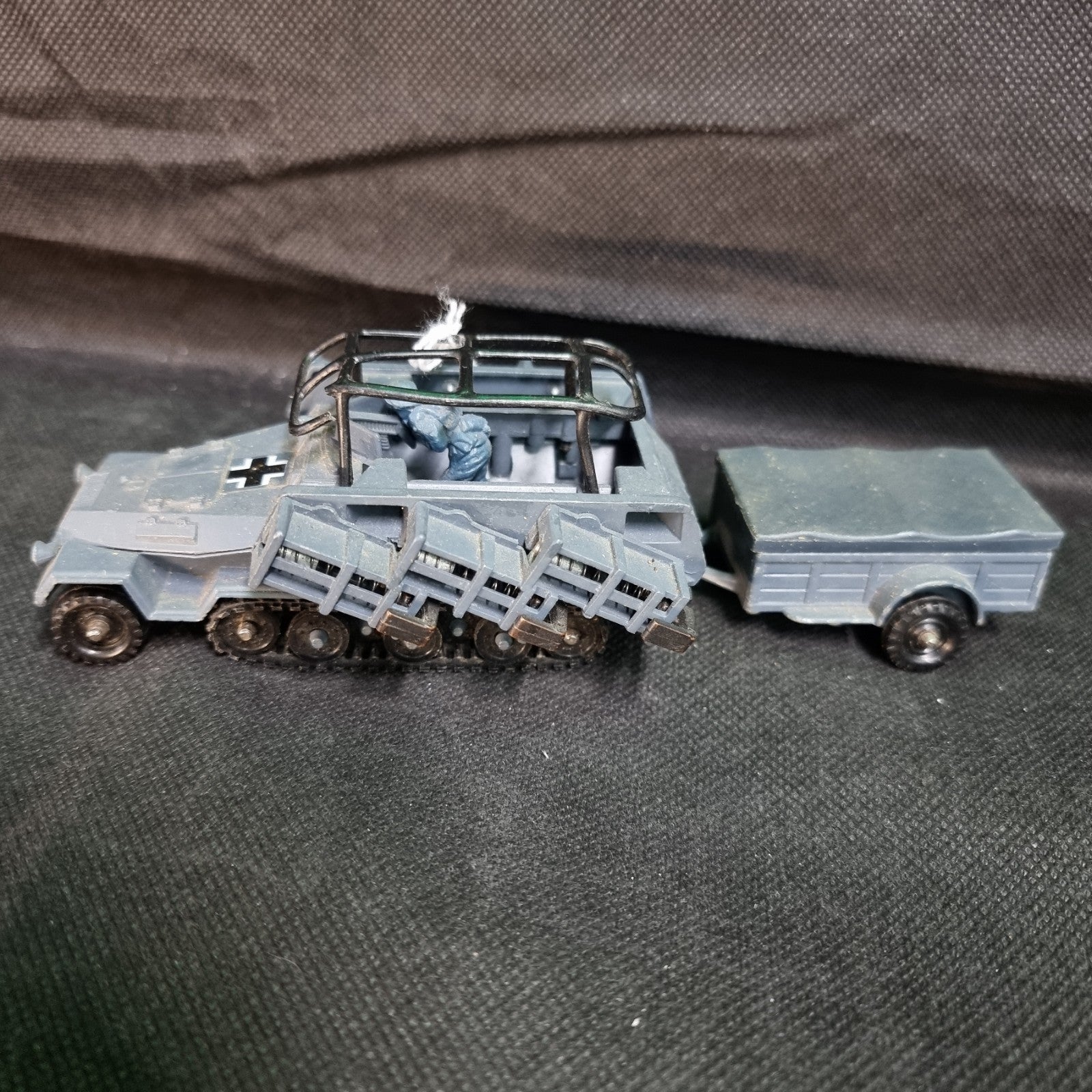 CORGI TOYS HANOMAG SDKFZ SEMI TRACK ROCKET LAUNCHER DIECAST W/ Trailer ...