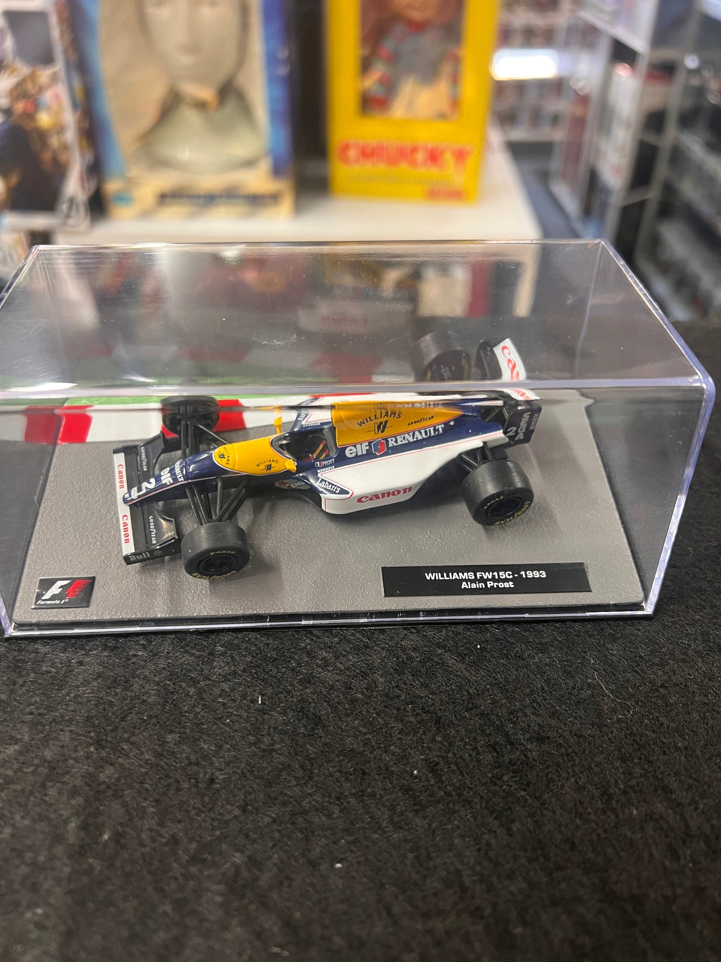 F1 COLLECTION WILLIAMS FW15C - 1993 Alain Prost 1:43 PANINI – Captain ...