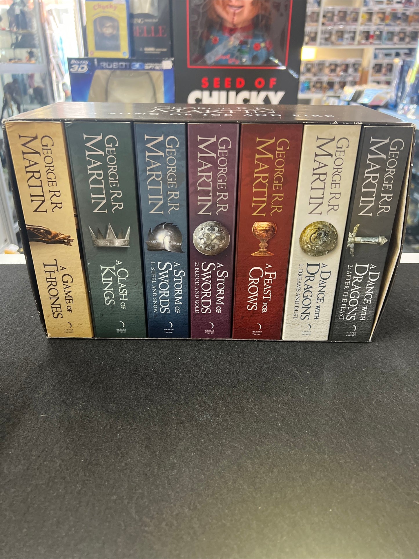 George R. R. Martin A Song Of Ice And Fire Book Set 6 Books – Captain ...