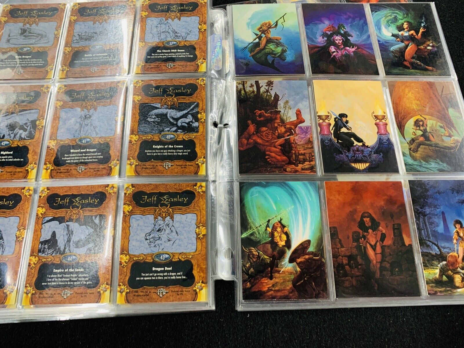 Jeff Easley Cards 1 To 90 In Plastic Sleeves Very Cool – Captain Comics ...