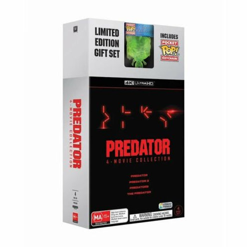 Predator:4-Movie Collection 4K UHD (Limited Edition with Pocket Pop! K ...
